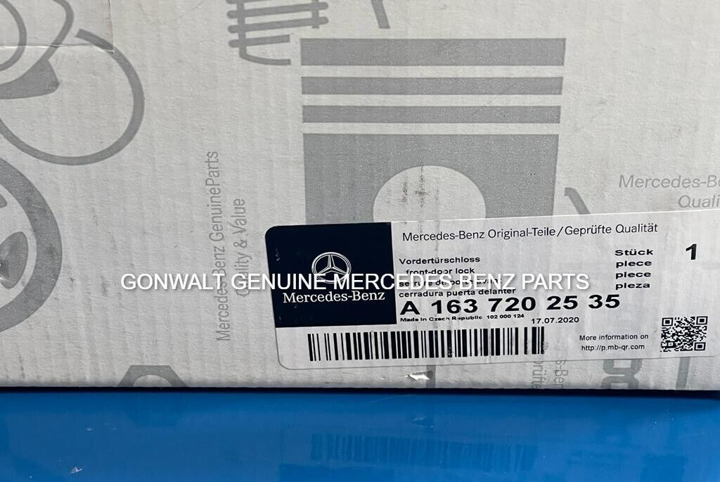 Mercedes Benz New Front Door Lock Left LH ML M ML320 ML430 ML500 W163 ...