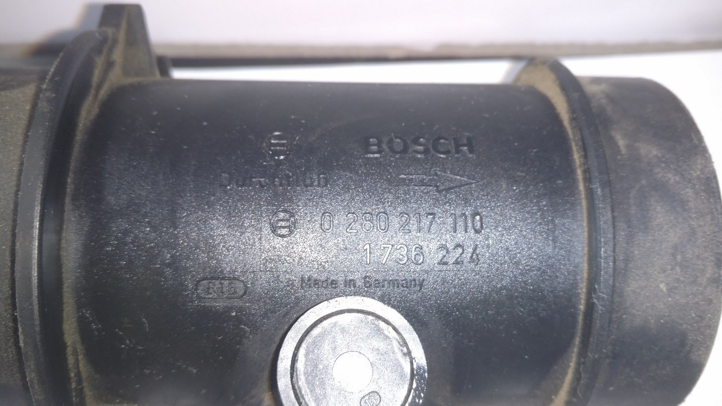 Original 2001-1995 BMW Bosch Mass Air Flow Sensor P/N:0280217110 PBT-GF ...