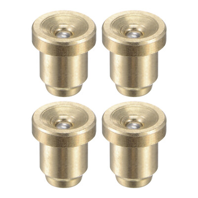 4pack Brass Push Button Flange Grease Oil Cup 6mm Ball Oiler for ...