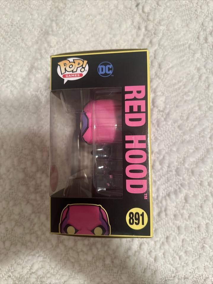 Funko Pop! *DBL Boxed* RED HOOD 891 *NEW* MINT (Black Light) GameStop ...
