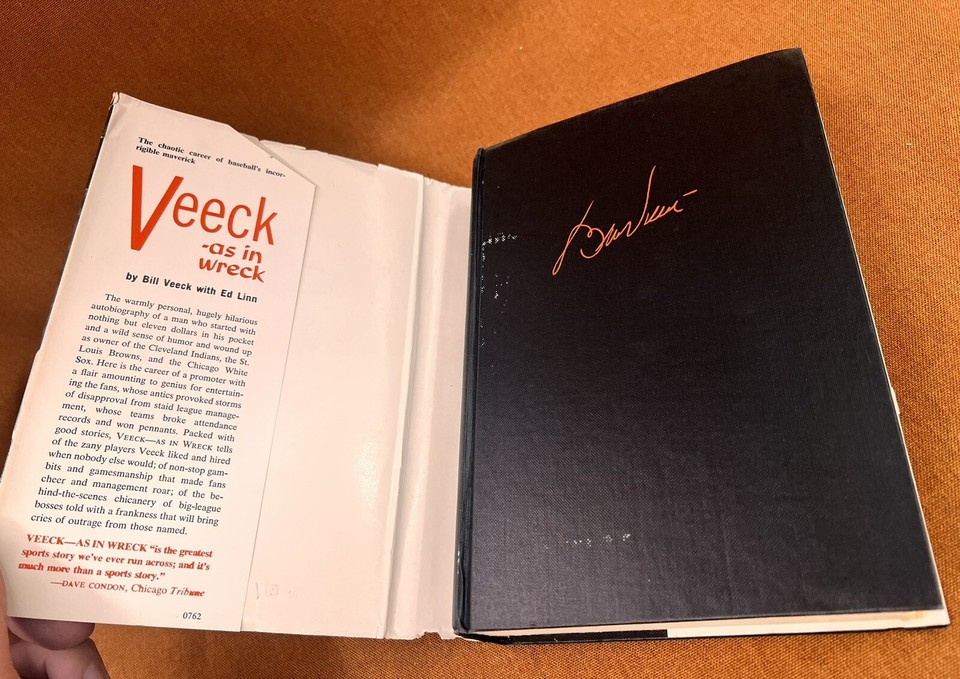 BILL VEECK - As In Wreck ~ SIGNED Autographed Baseball Autobiography ...