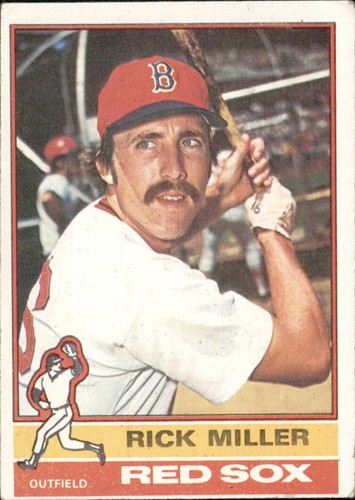 1976 Topps Baseball Boston Red Sox - Rick Miller #302 | eBay