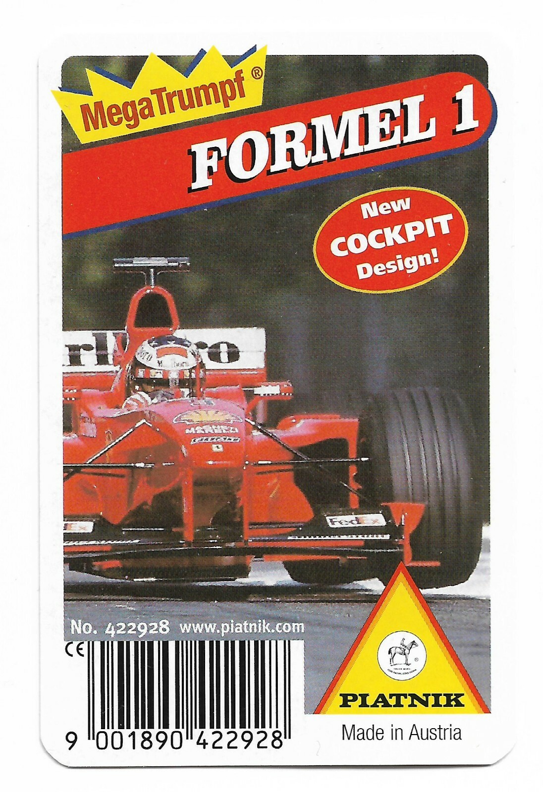 1999 MegaTrumpf F1 Formula 1 Playing cards Title card Michael ...