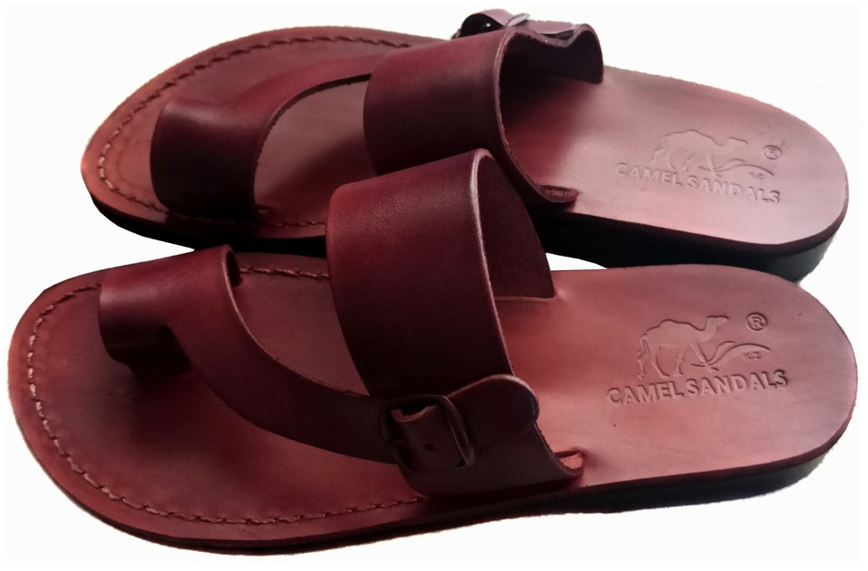 Biblical Jesus Sandals Men's Genuine Leather Handmade From Jerusalem ...