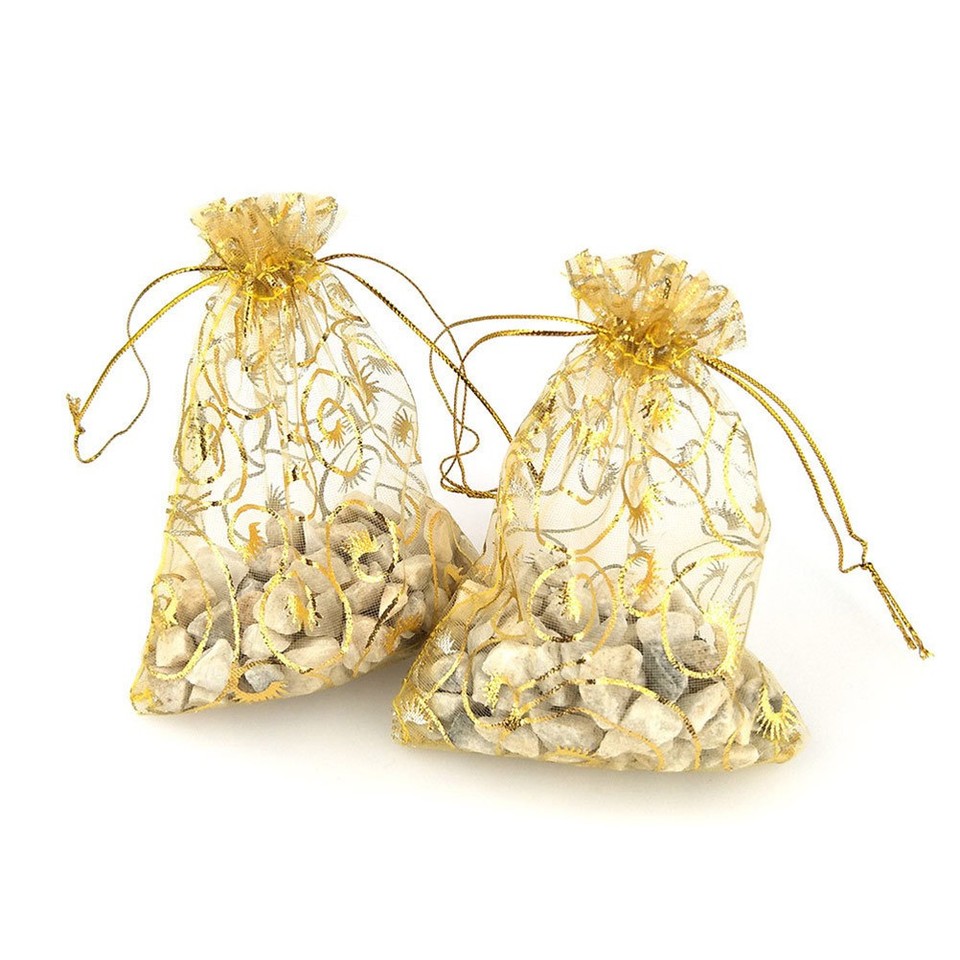 20 Pcs Small Drawstring Bag Party Favor Bags Birthday Organza Wedding ...