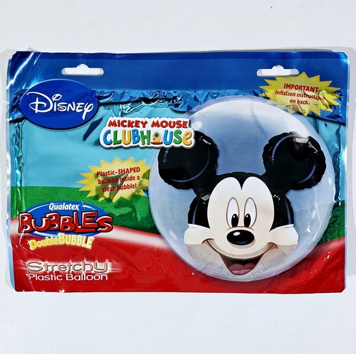Disney DOUBLE BUBBLE 24" MICKEY MOUSE Stretchable Plastic Balloons New ...