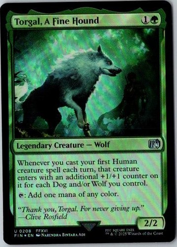 MTG FF, NM,Foil Torgal, A Fine Hound | eBay
