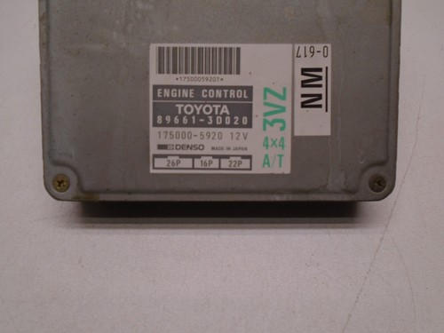 '94 '95 Toyota 4runner 4X4 ECU ECM computer 3VZ 3.0 liter A/T 89661 ...