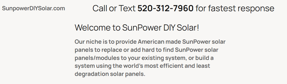 SunPower Solar Panels w/ Enphase IQ 7XS or SunPower Micro Inverter ...