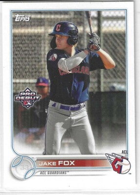 2022 Topps Pro Debut #PD-12 Jake Fox Cleveland Guardians ACL | eBay
