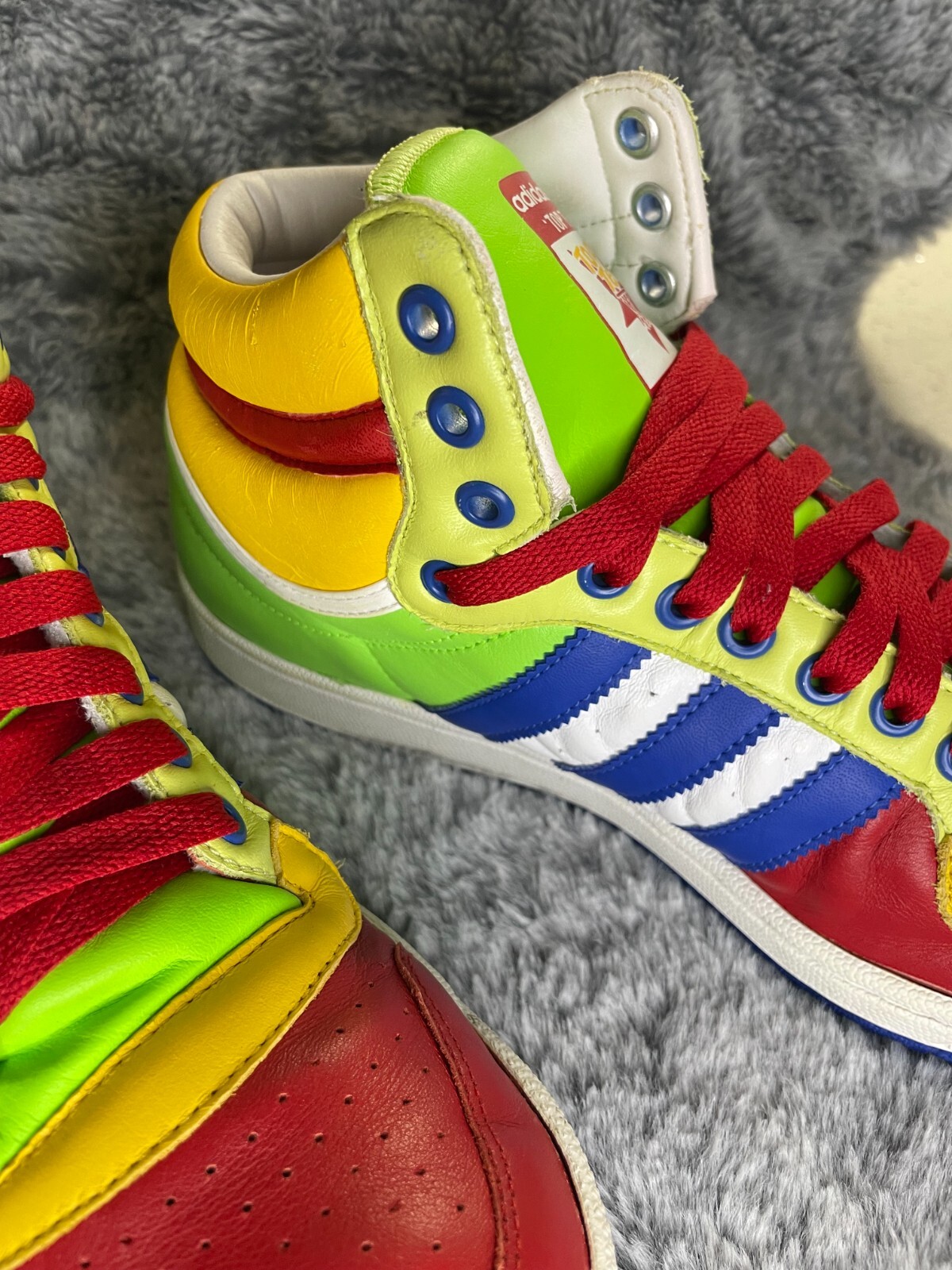 RARE Adidas Top Ten Vintage 2007 Sneakers Shoes Mens … - Gem