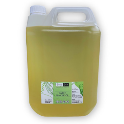 Sweet Almond Oil 5 Litre | 100% Pure & Natural Cold Pressed Carrier Oil ...