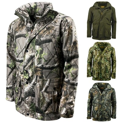 Mens Game Stealth EN207 Camo Jacket | Waterproof Hunting Fishing ...