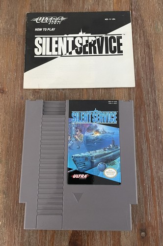 Nintendo NES Silent Service Game Cartridge And Manual Only. | eBay