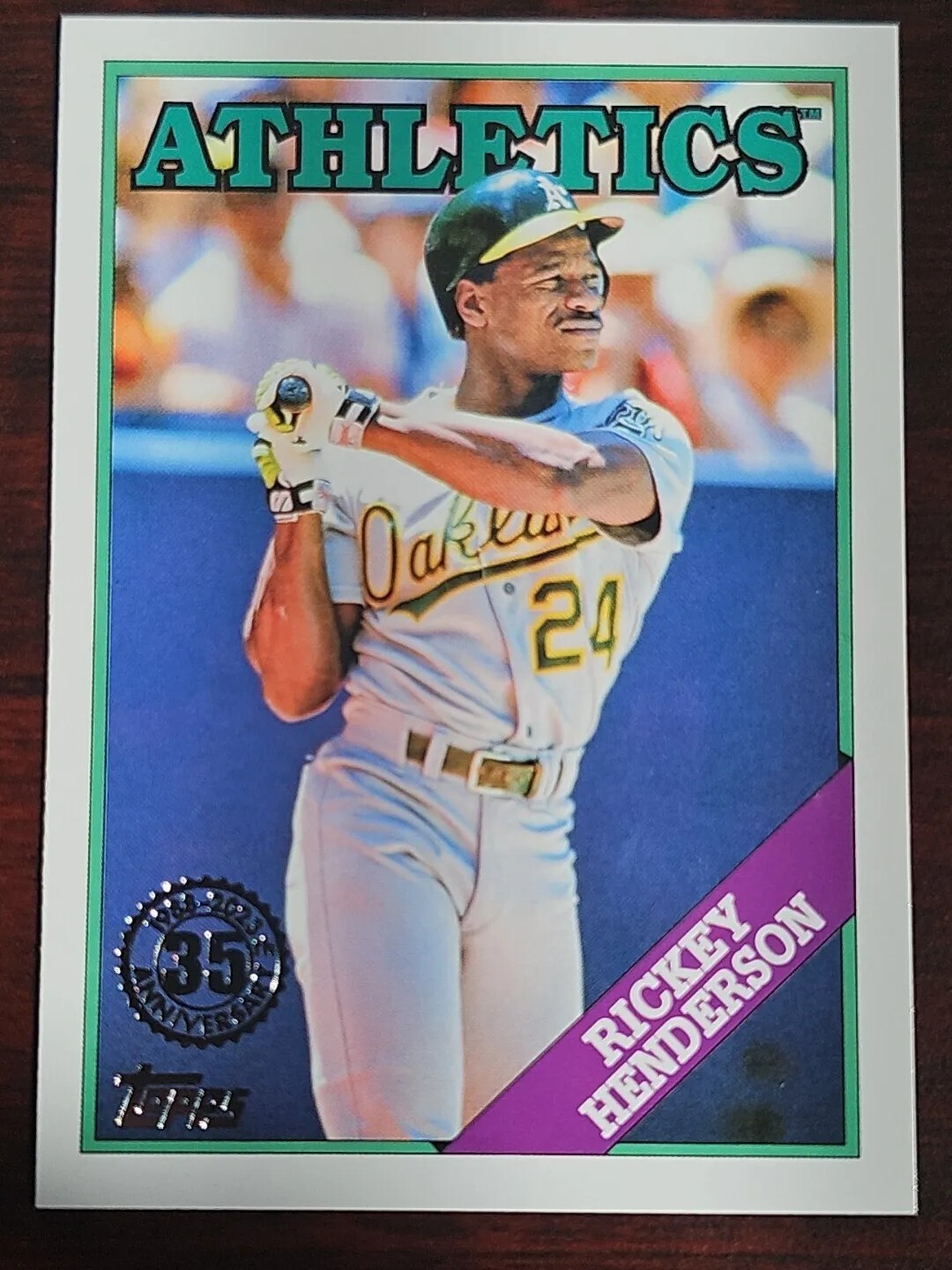 RICKEY HENDERSON, 1988 Topps Baseball, 2023 Topps Series 1 -#T88-60 ...
