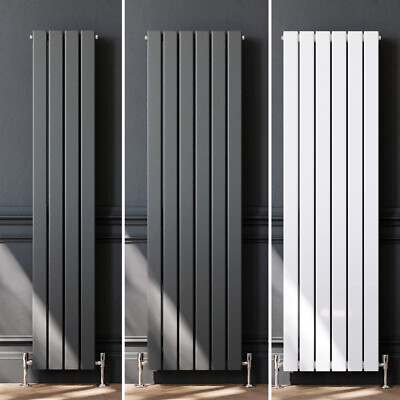 Vertical Flat Panel Designer Radiator 1800 1600 mm Central Heating Tall ...