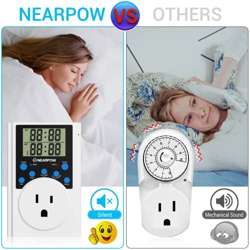 Timer Outlet, Multifunctional Infinite Cycle Programmable Plug-in ...