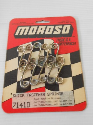 Moroso Quick Fasteners Springs 71410 | eBay