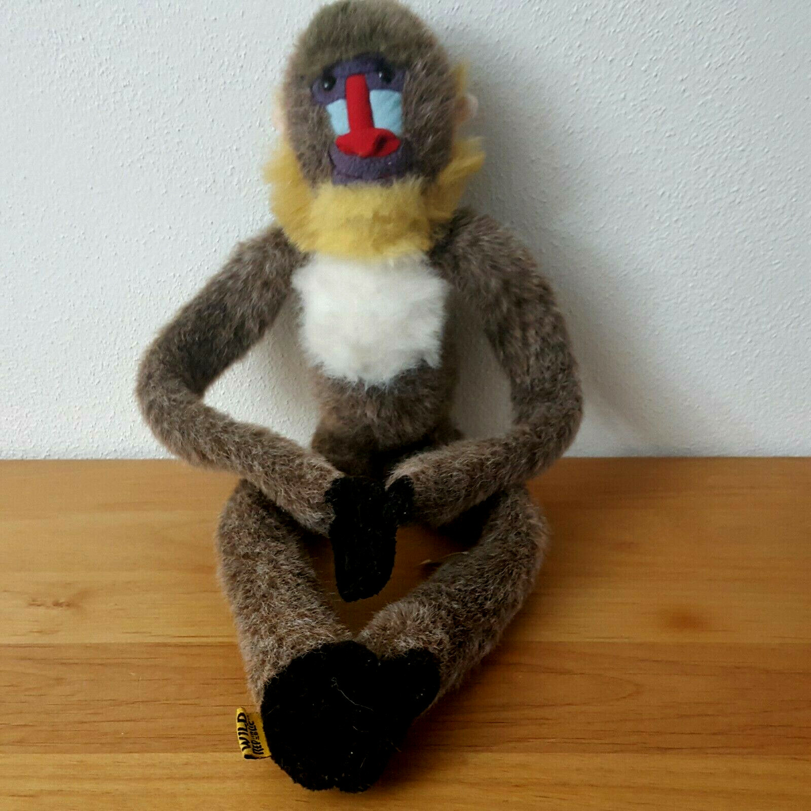 K & M Int Baboon Hanging Monkey Plush Soft Toy Stuffed Animal 18 Inch ...