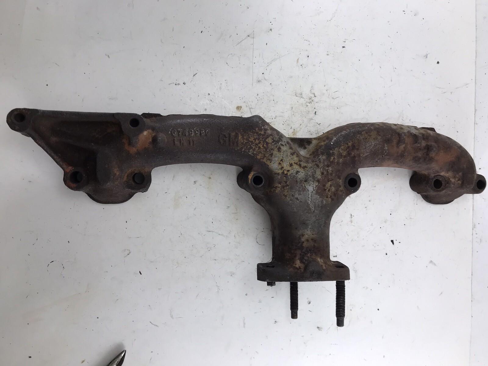 1958-1963 Chevrolet Corvette Impala SBC 283 327 LH Exhaust Manifold ...