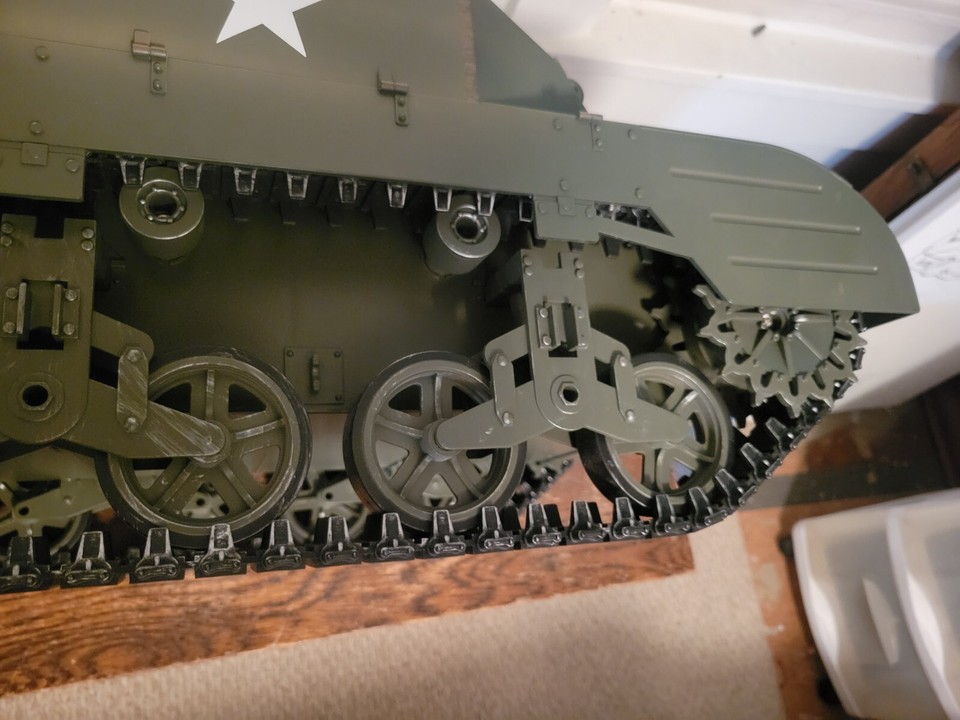 21st century toys ww2 sherman 1/6th GI Joe light tank Not Remote ...