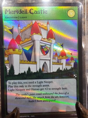 Neopets TCG - Meridell Castle 16/140 - UR FOIL - Battle for Meridell ...