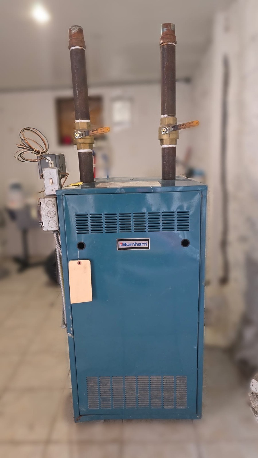 Burnham Independence IN5 Gas Fired Steam Boiler, NG, Standing Pilot, M ...