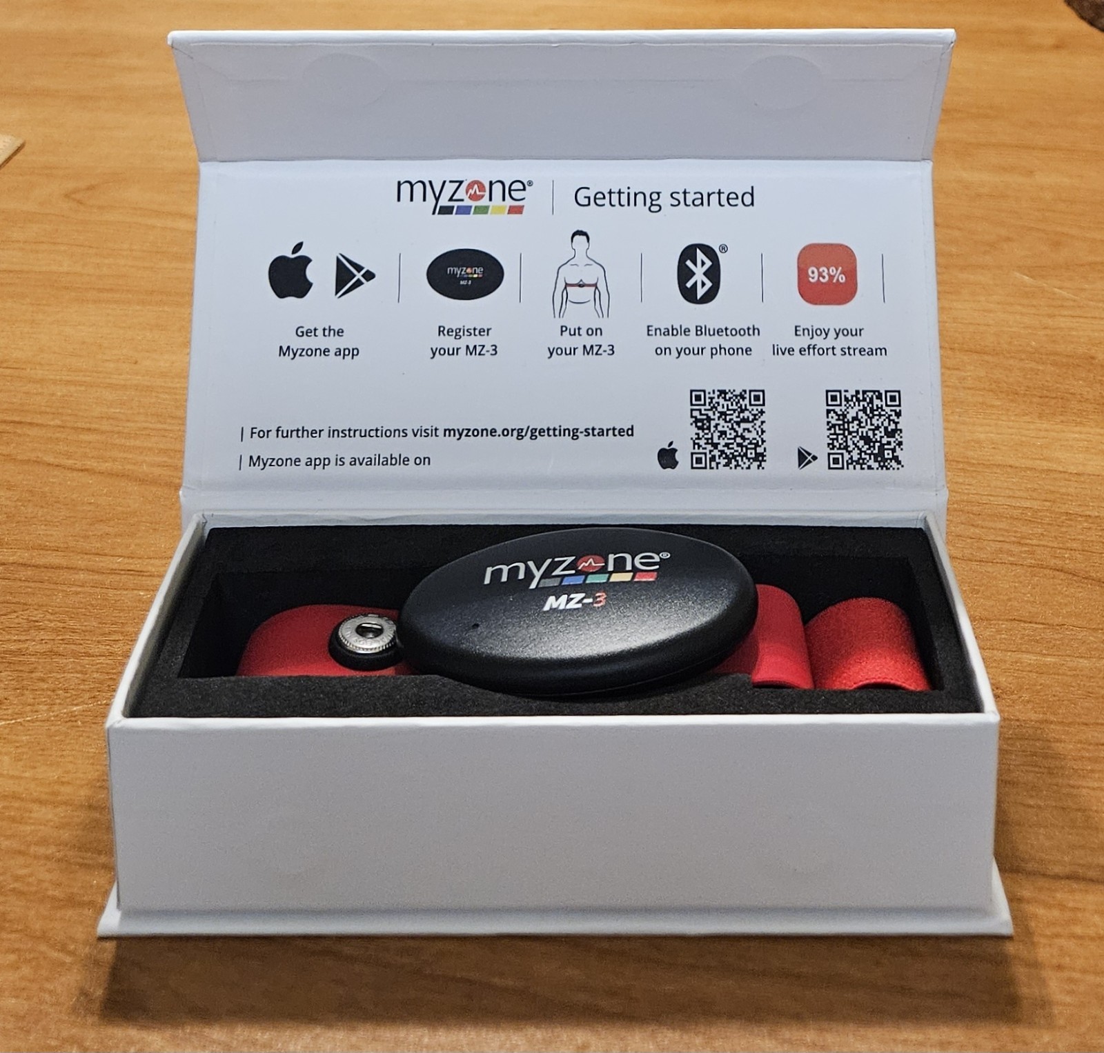 MyZone MZ-3 Physical Activity Heart Rate Monitor Belt Preowned In Box ...