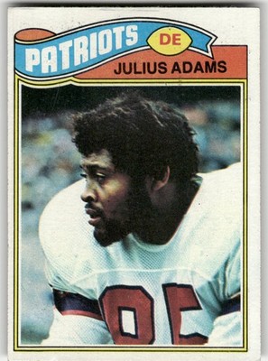 1977 Topps Julius Adams #139 New England Patriots | eBay