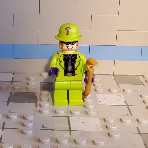 LEGO THE RIDDLER MINIFIGURE SUPER HERO FIG | eBay