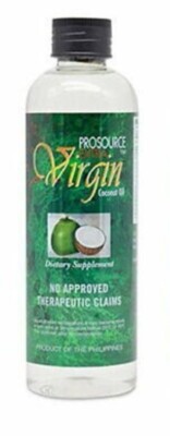ProSource Virgin Coconut Oil VCO All Natural Dietary Supplement 250ml ...