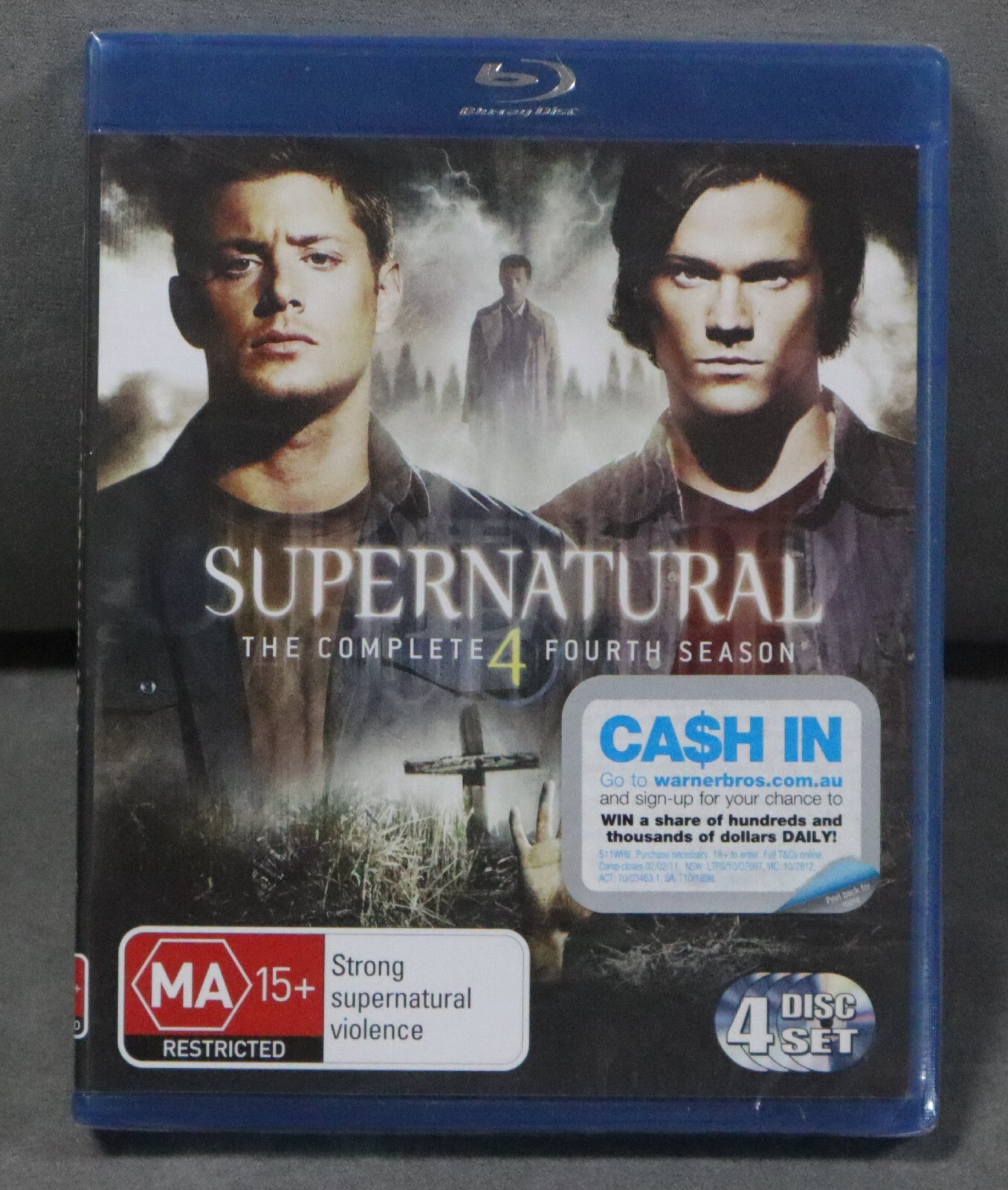 BLU RAY - SUPERNATURAL -Complete Fourth Season - Brand New and sealed ...