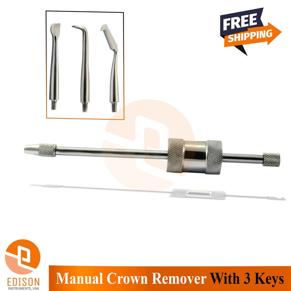 Dental Crown Remover 3 Manual Tips Bridge Removal Restoration ...