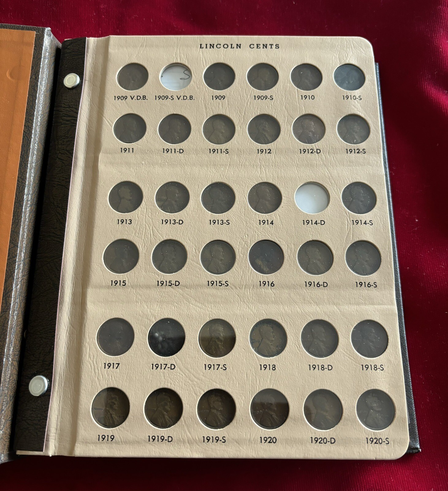 Lincoln Cent Dansco Album From 1909 To 2016 | eBay