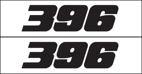 396 Horsepower Decal / Graphic Fits Chevy Corvette Engine 642535956287 ...