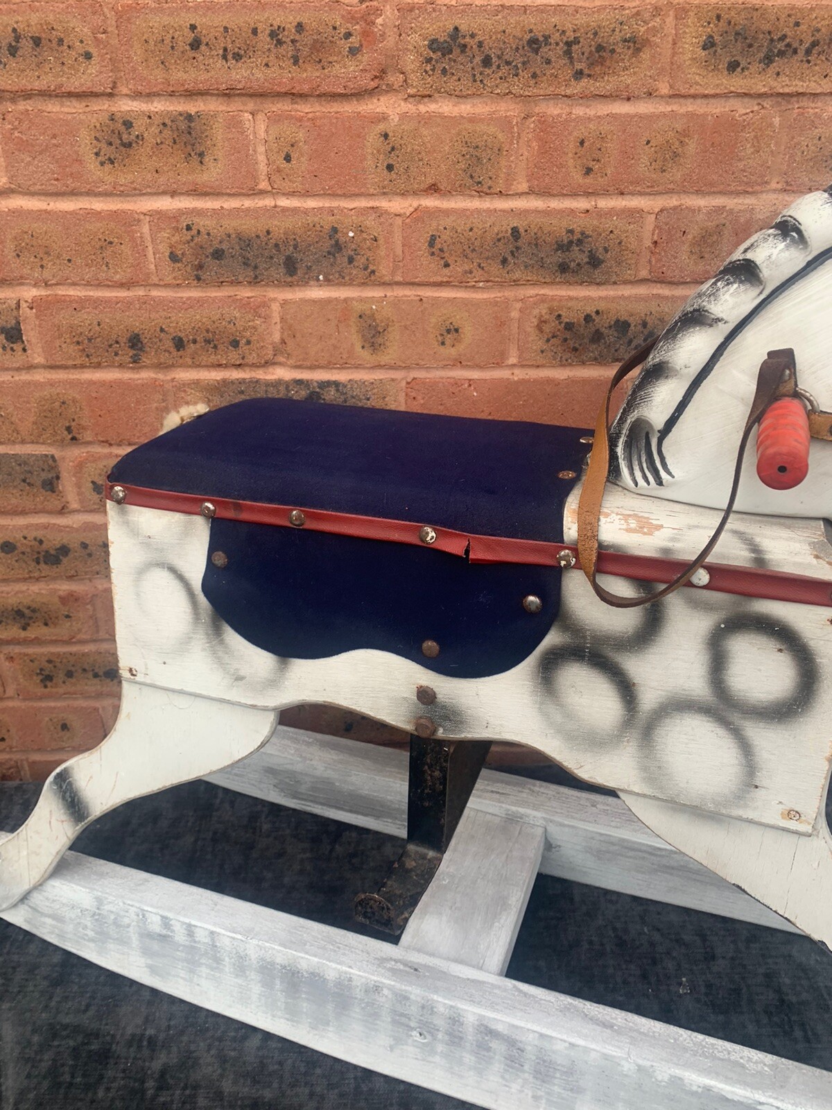 Vintage Antique Leeway Wooden Rocking Horse 1950-60’s Original Retro ...