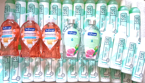 Softsoap NEQI Hand Soap Lot Rosewater Aloe Vera Antibacterial Crisp ...