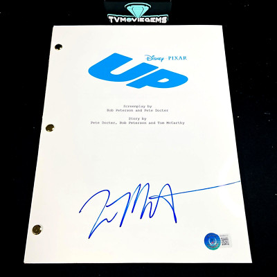 TOM MCCARTHY SIGNED DISNEY UP FULL PAGE MOVIE SCRIPT SCREENPLAY w ...