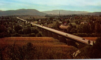 Front Royal VA-Virginia Riverton Bridge Skyline Drive Vintage Postcard ...