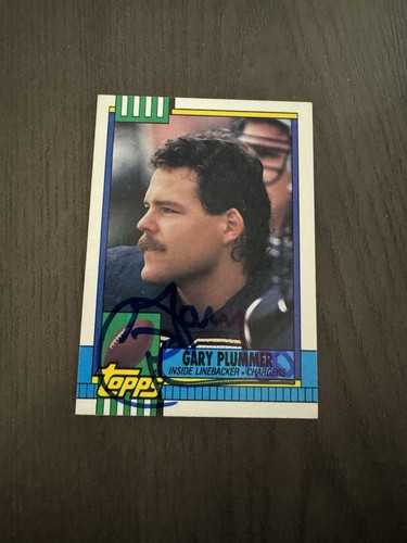 1990 Topps #396 GARY PLUMMER Auto Autographed HAND SIGNED | eBay