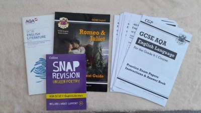 Bundle of GCSE English Language / Literature Revision Study Books - CGP ...