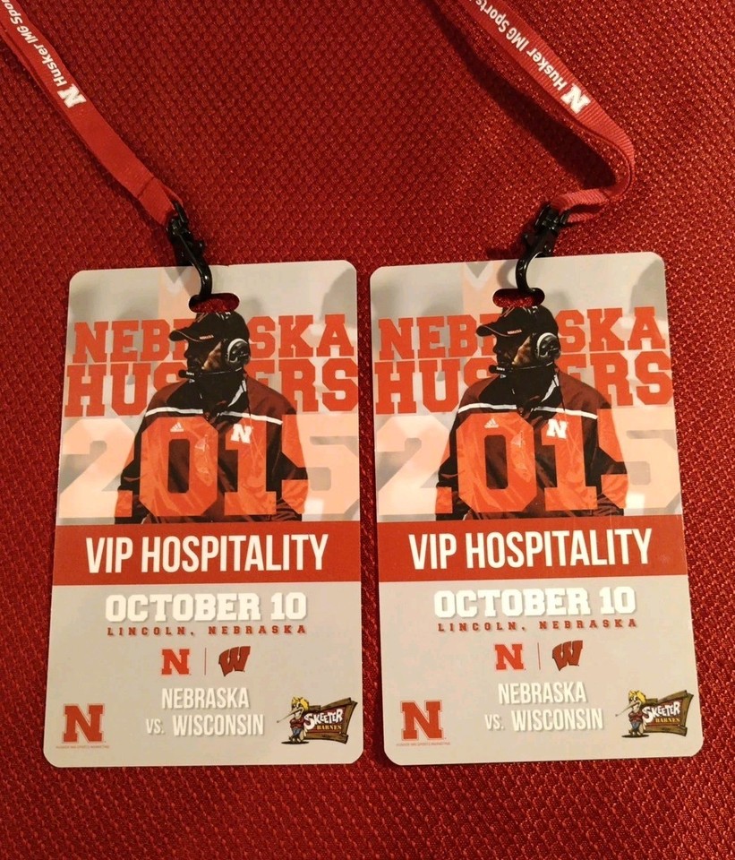 Nebraska Football Tickets & Suite Passes. Various From Games 2007 To ...