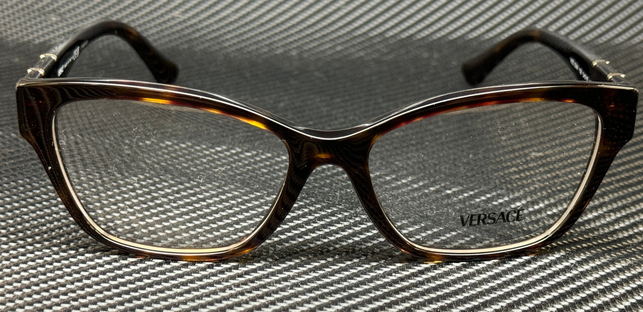 VERSACE VE3344 108 Brown Havana Women's 54 mm Eyeglasses | eBay