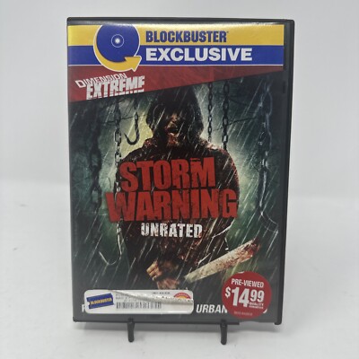 Storm Warning (DVD, 2007, Dimension) Cult Horror Formal Blockbuster Rental | eBay
