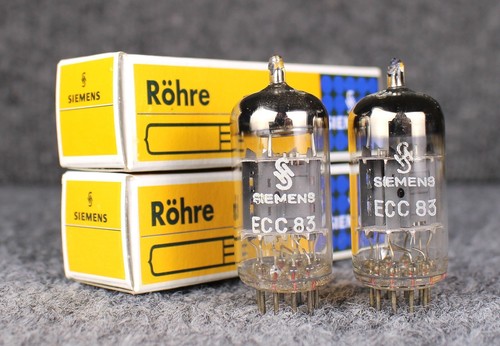 (2) Siemens ECC83 12AX7 Tubes ~ MATCHED PAIR! | eBay