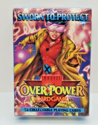 Marvel OverPower SWORN TO PROTECT Starter Deck NEW Over Power Card Game ...