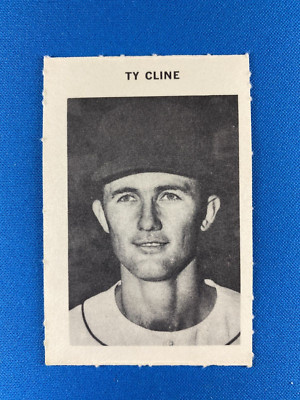 1969 Milton Bradley Baseball Ty Cline Game Piece Montreal Expos MLB | eBay