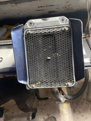 1975 Honda Goldwing GL1000 radiator Complete, cap, fan, hoses, schrouds ...