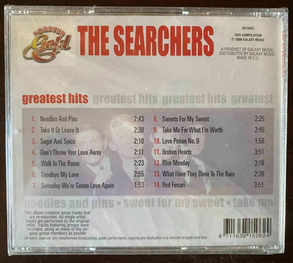 The Searchers; Greatest Hits CD | eBay