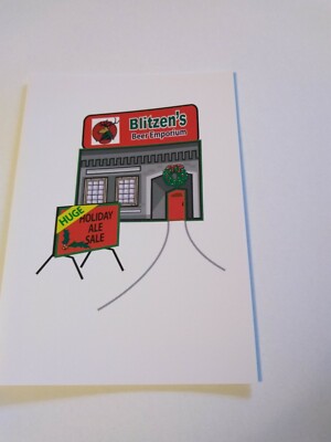 Funny Christmas Card Blitzen's Beer Emporium Holiday Sale Got All ...
